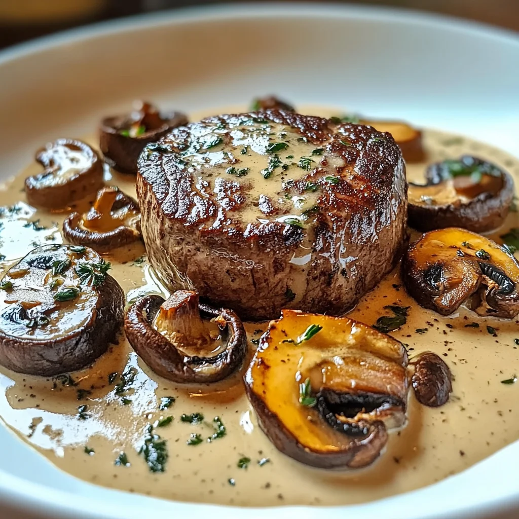 Filet Mignon Crémeux au Boursin : Un Plat Réconfortant et Délicieux